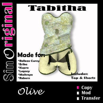Second Life Marketplace - Tabitha [ADD TO UNPACK] - Olive